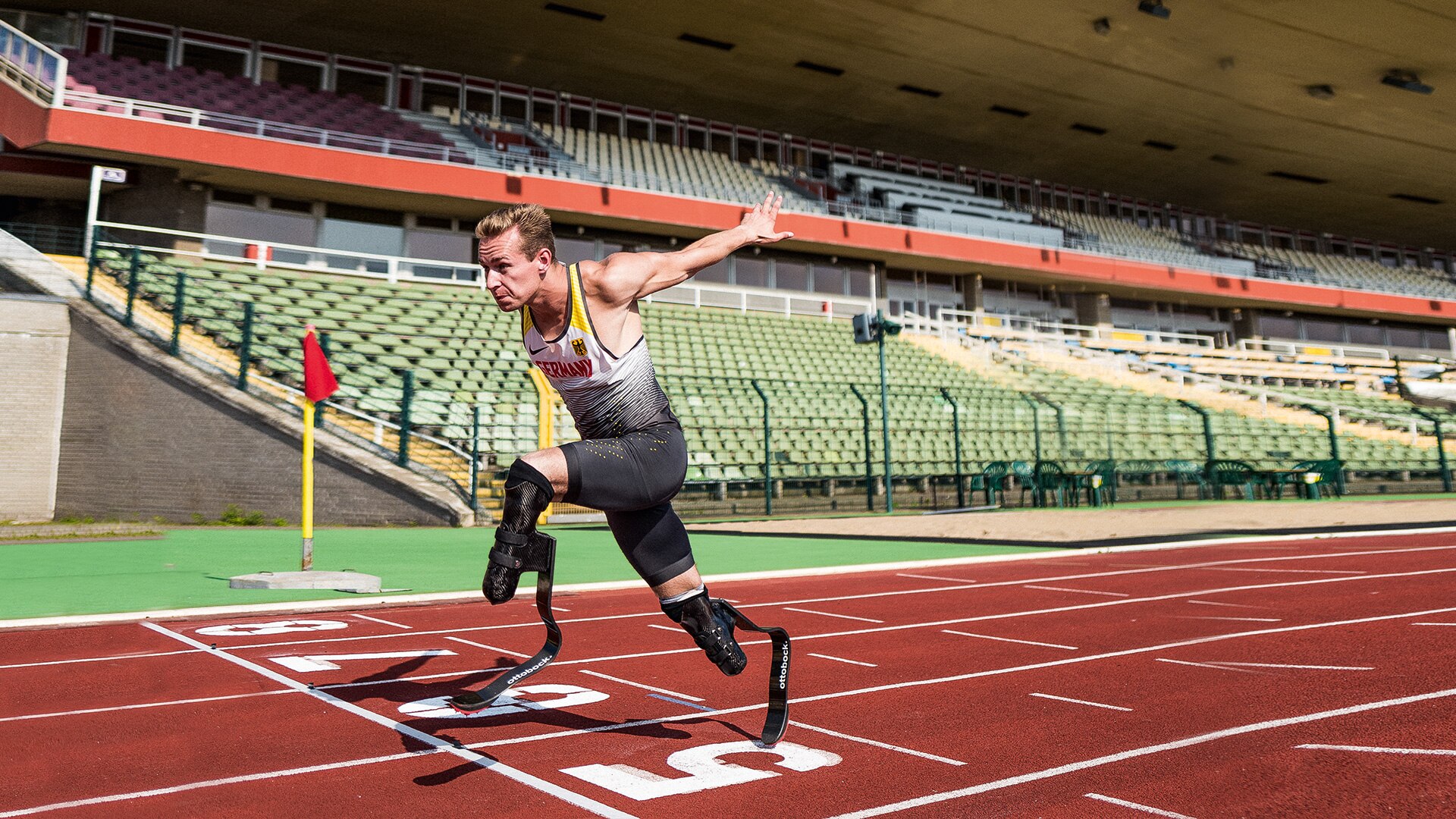 Nathaniel Kenyon shows it is an art form helping elite amputee athletes ...