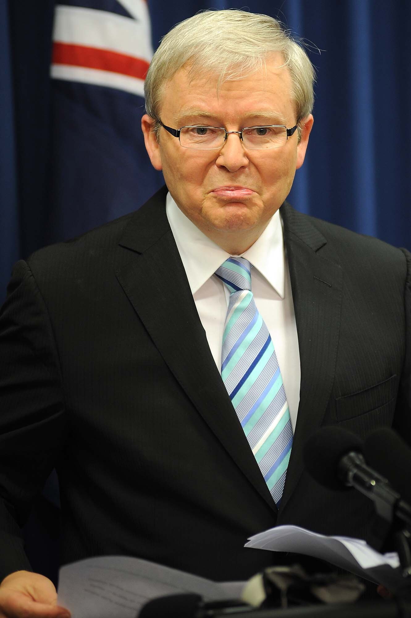 Rudd 'won't be silenced' ahead of election - ABC News