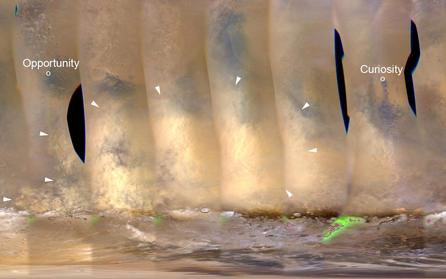 NASA monitors massive Mars dust storm - ABC News