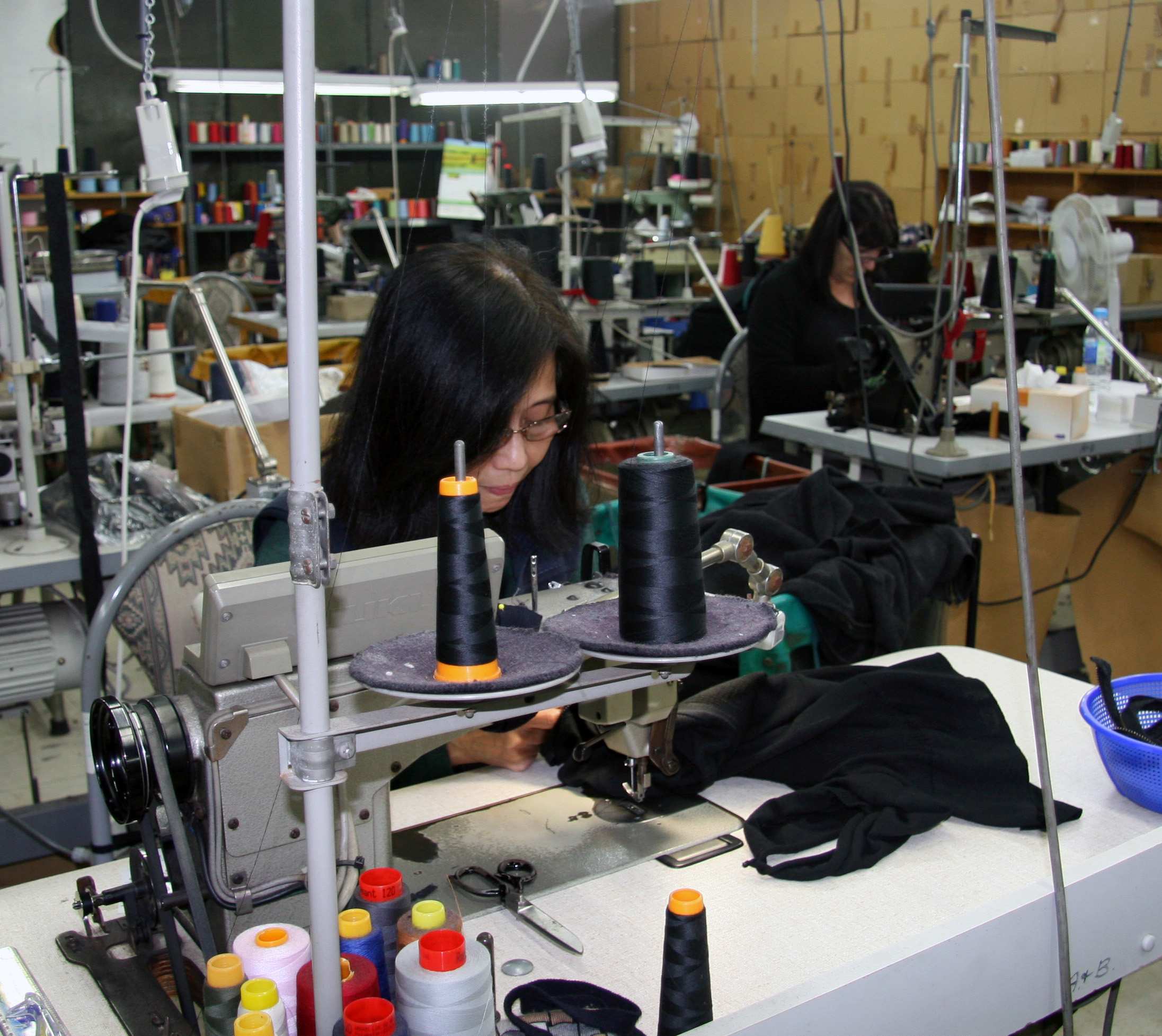 Bringing wool home for knitting - ABC News