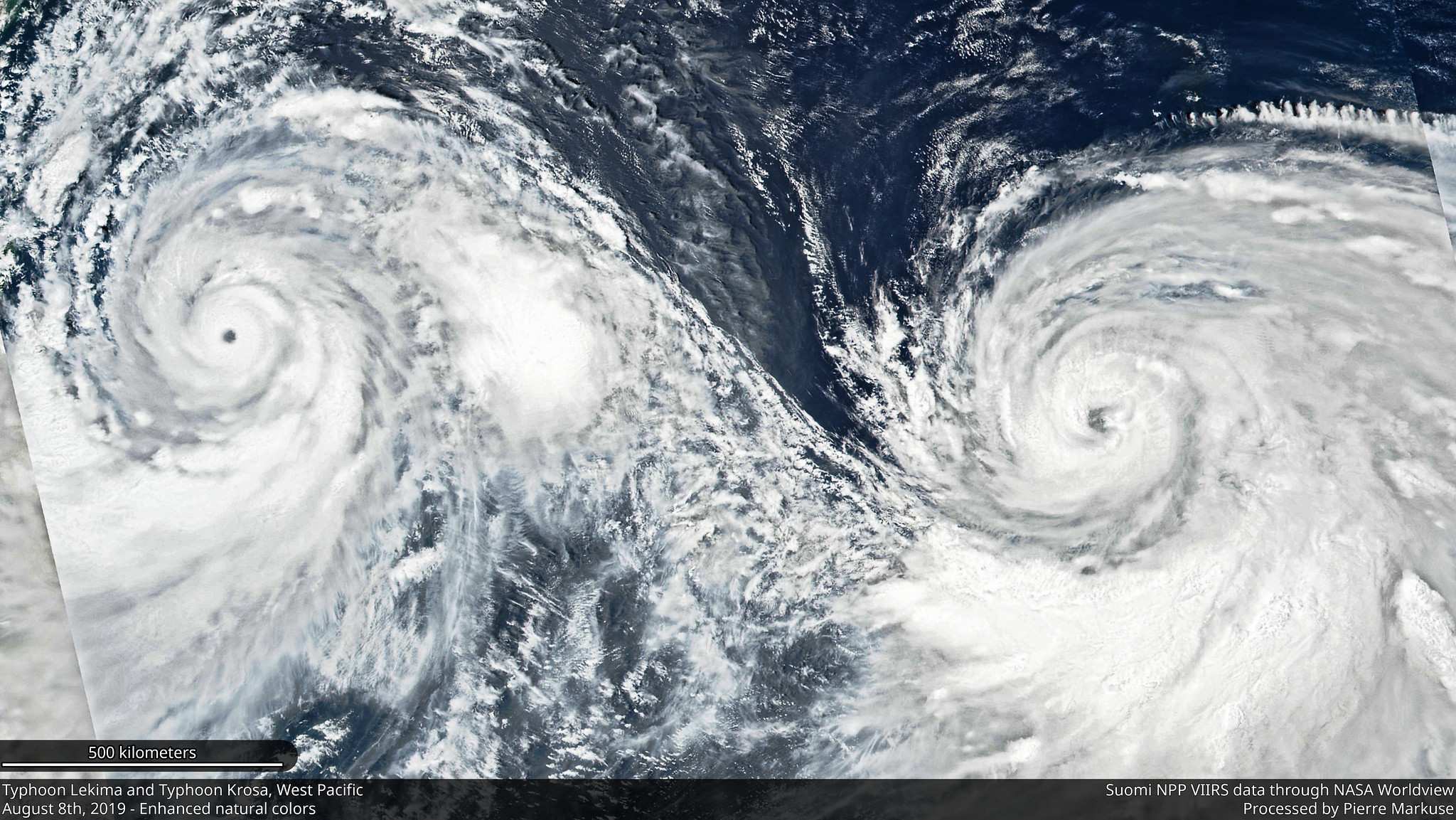 Beijing issues 'red alert' as twin typhoons Lekima and Krosa barrel ...