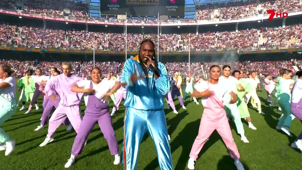 Baker Boy steals the internet with his pre-show performance - ABC News