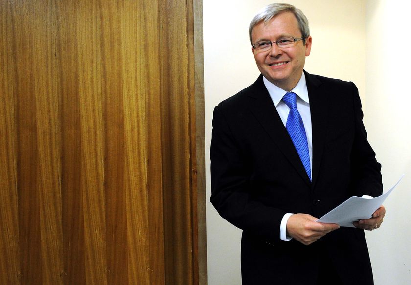 Rudd takes centrestage of Labor campaign - ABC listen