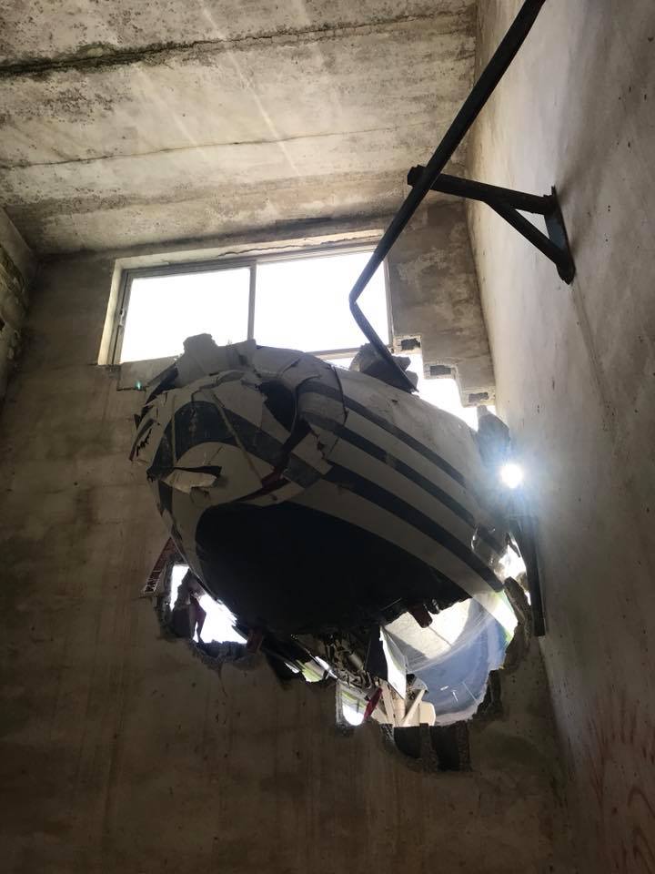 Private plane blown off runway and into building near Malta ...