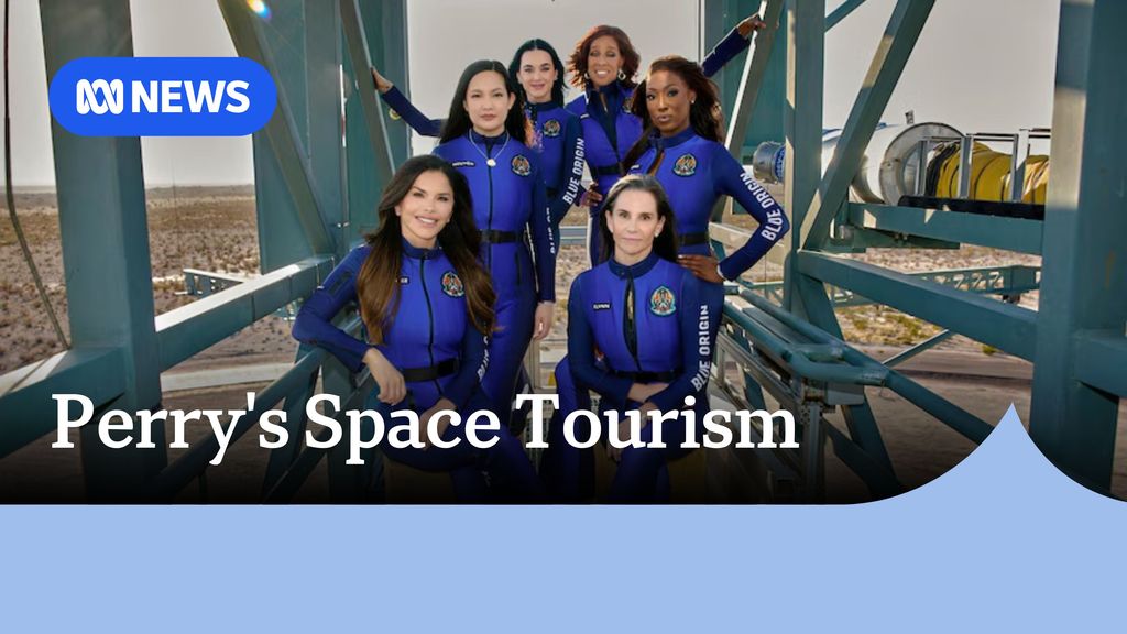 Katy Perry returns to Earth after completing all-female space mission ...