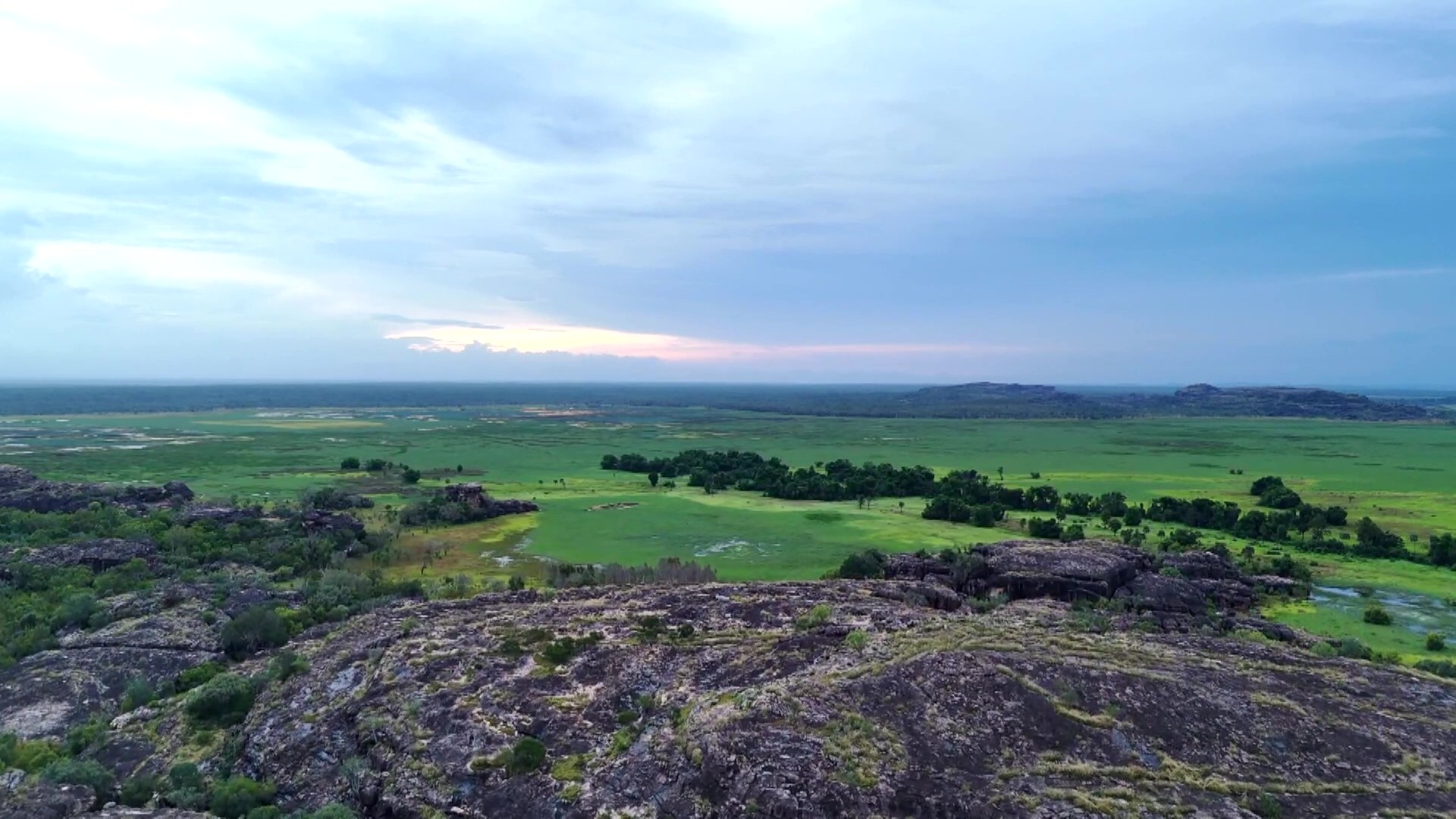 Panning shot over Kakadu National Park - ABC News