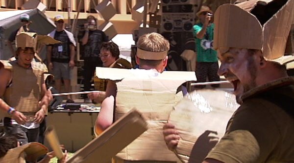 A Big Day Out for cardboard warriors - ABC News