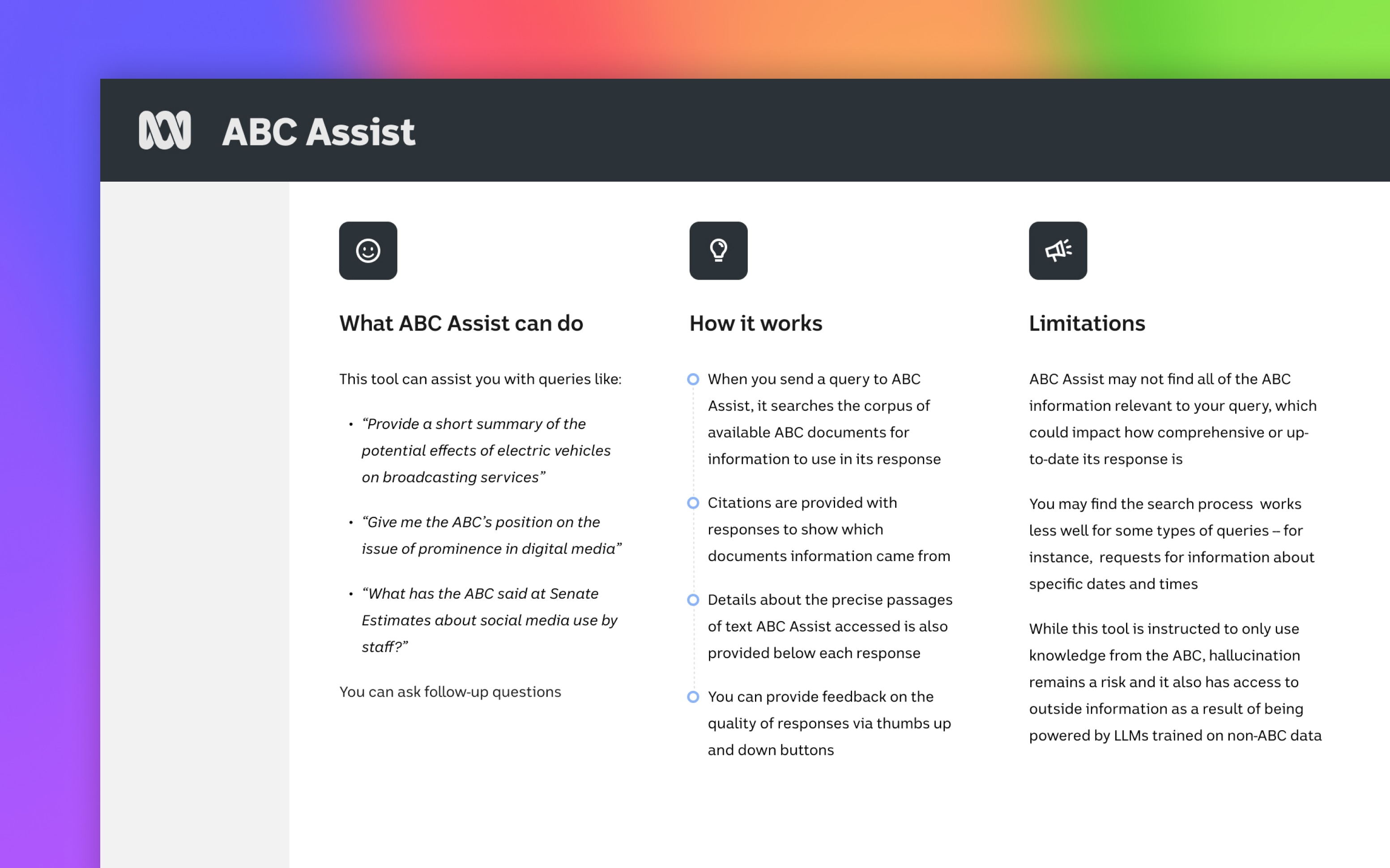 Designing an AI application for responsibility in the UX, not just the ...