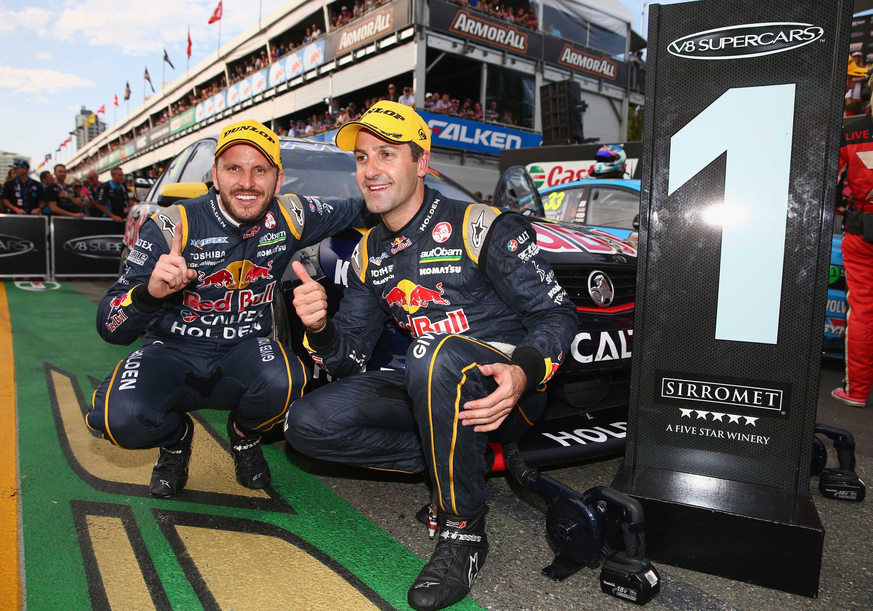 V8 Supercars: Holden's Jamie Whincup and Paul Dumbrell win race two at ...