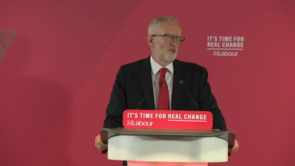 UK Opposition leader outlines 'radical and far-reaching' election ...