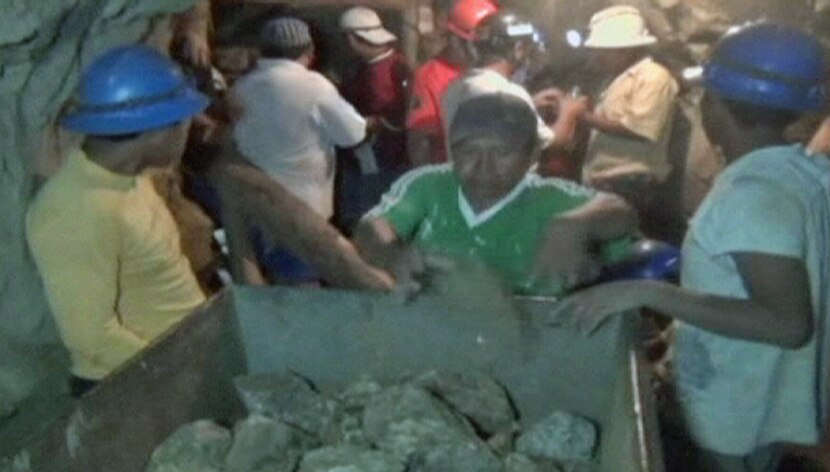 Nine men trapped in Peruvian gold mine - ABC News