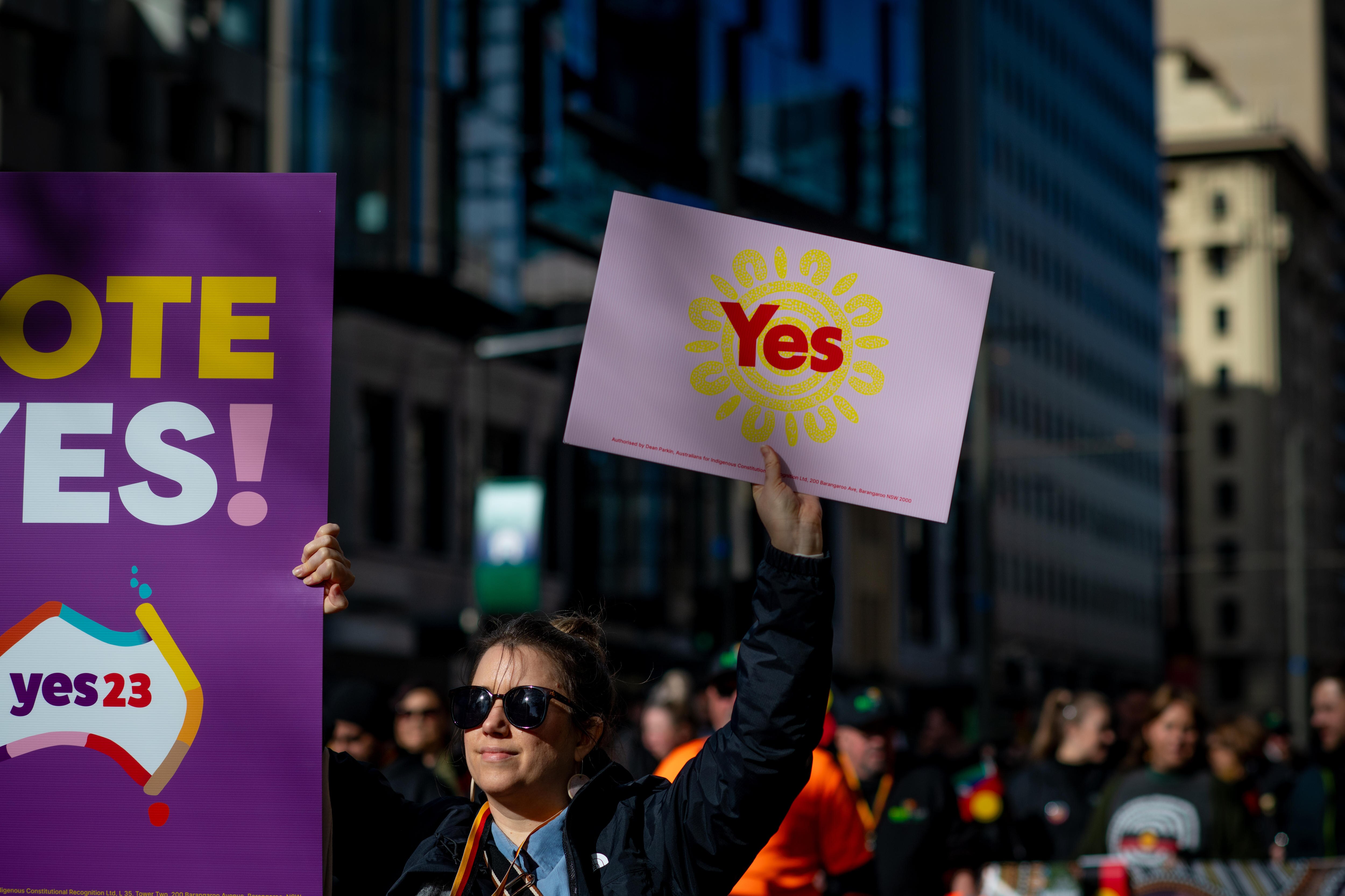 Voice yes campaign launches social media campaign - ABC News