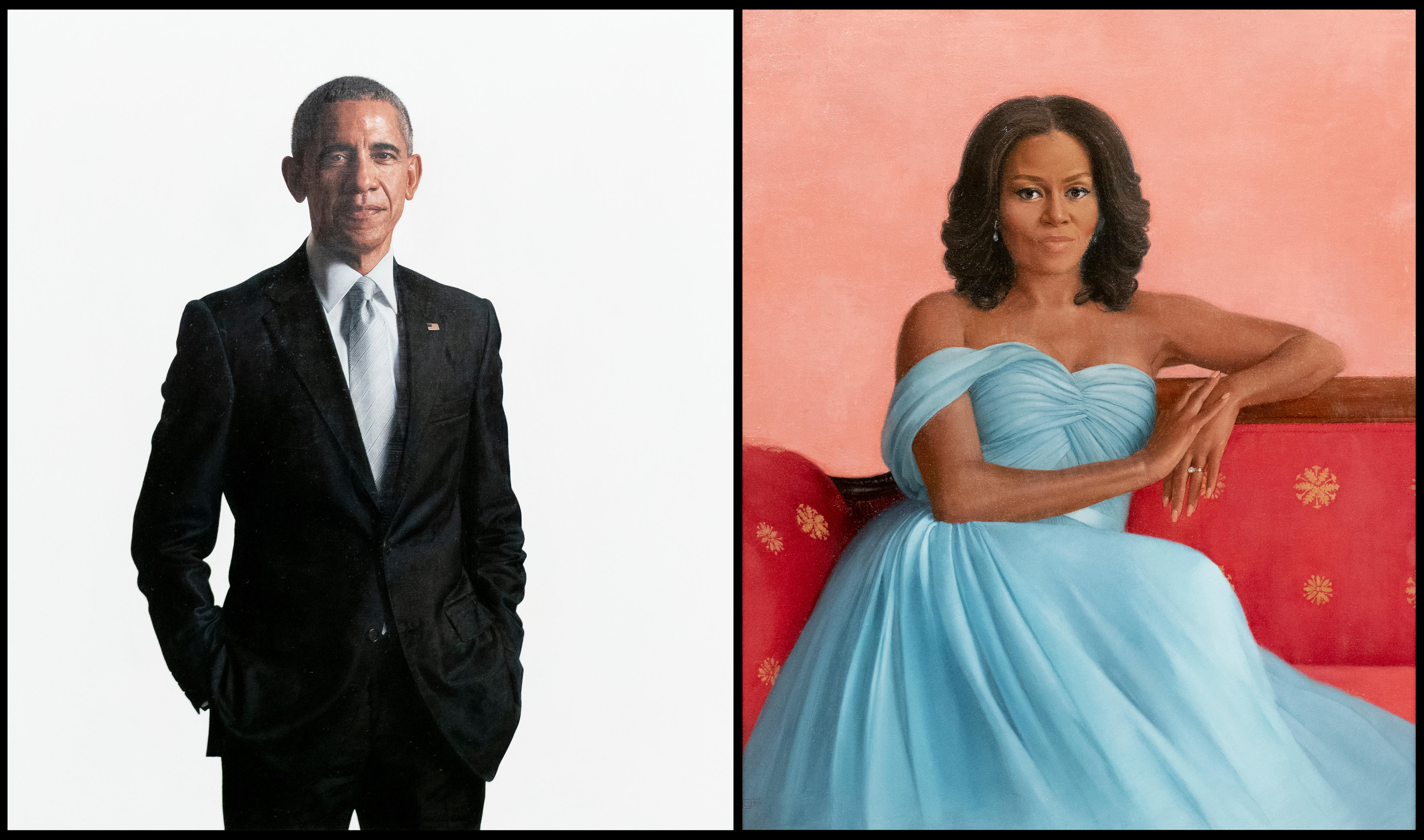 Barack Obama presidential portrait unveiling at White House full of ...