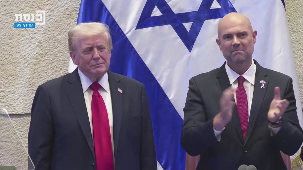 Israeli Knesset greets Donald Trump with standing ovation - ABC News