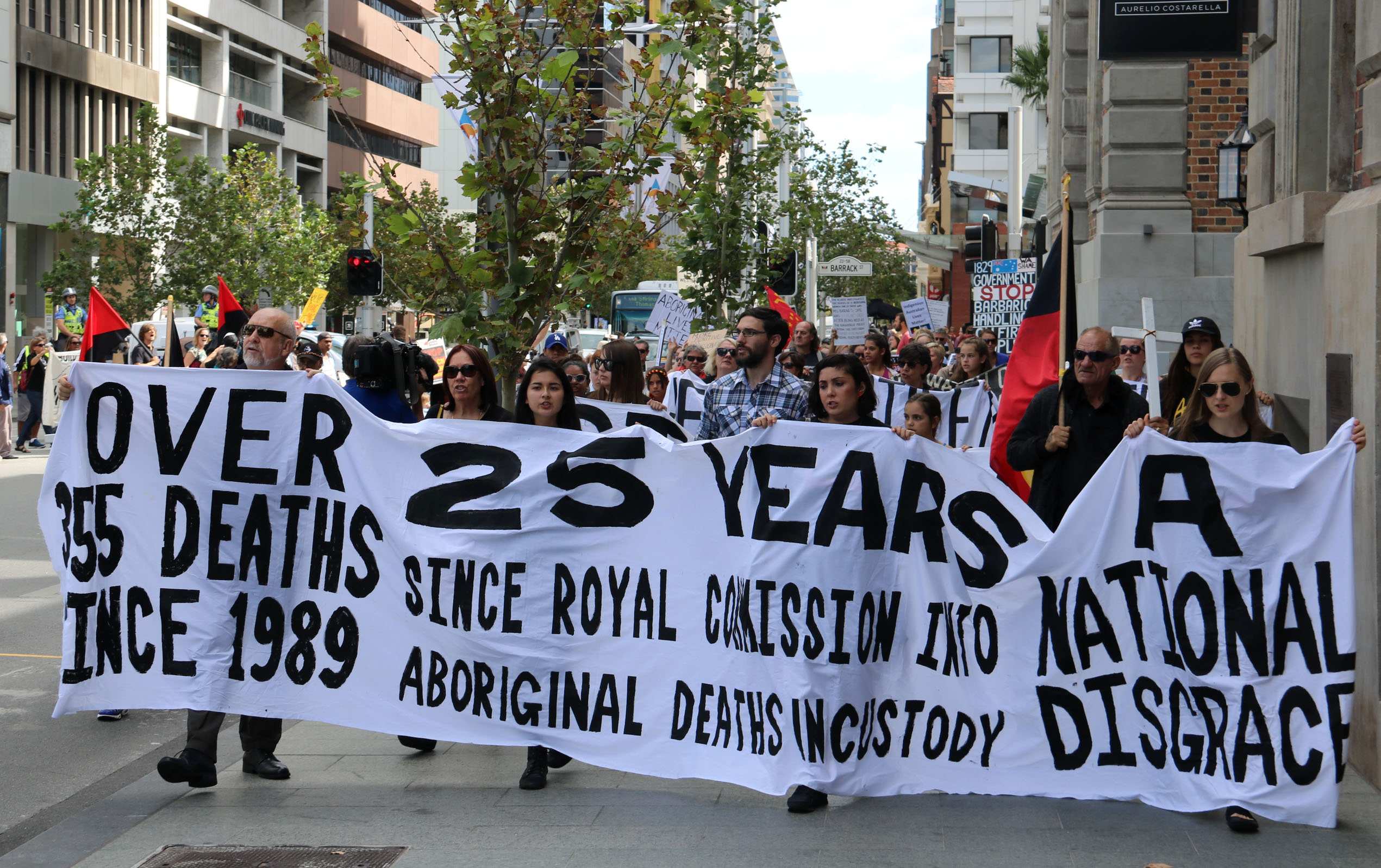 Protesters march through Perth calling for action to prevent Aboriginal ...