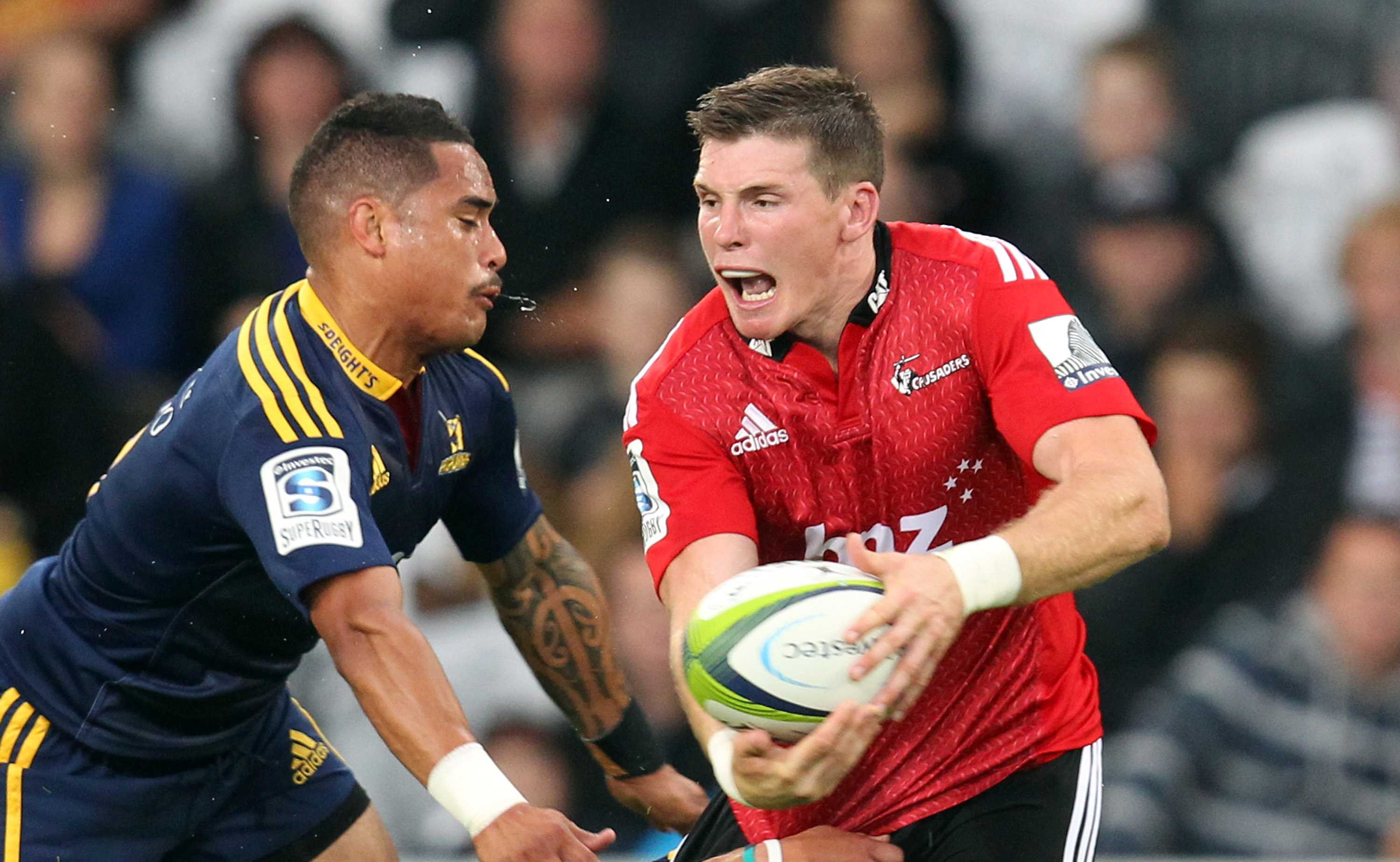 Crusaders beat Highlanders 26-20 in Dunedin for first win of 2015 Super ...