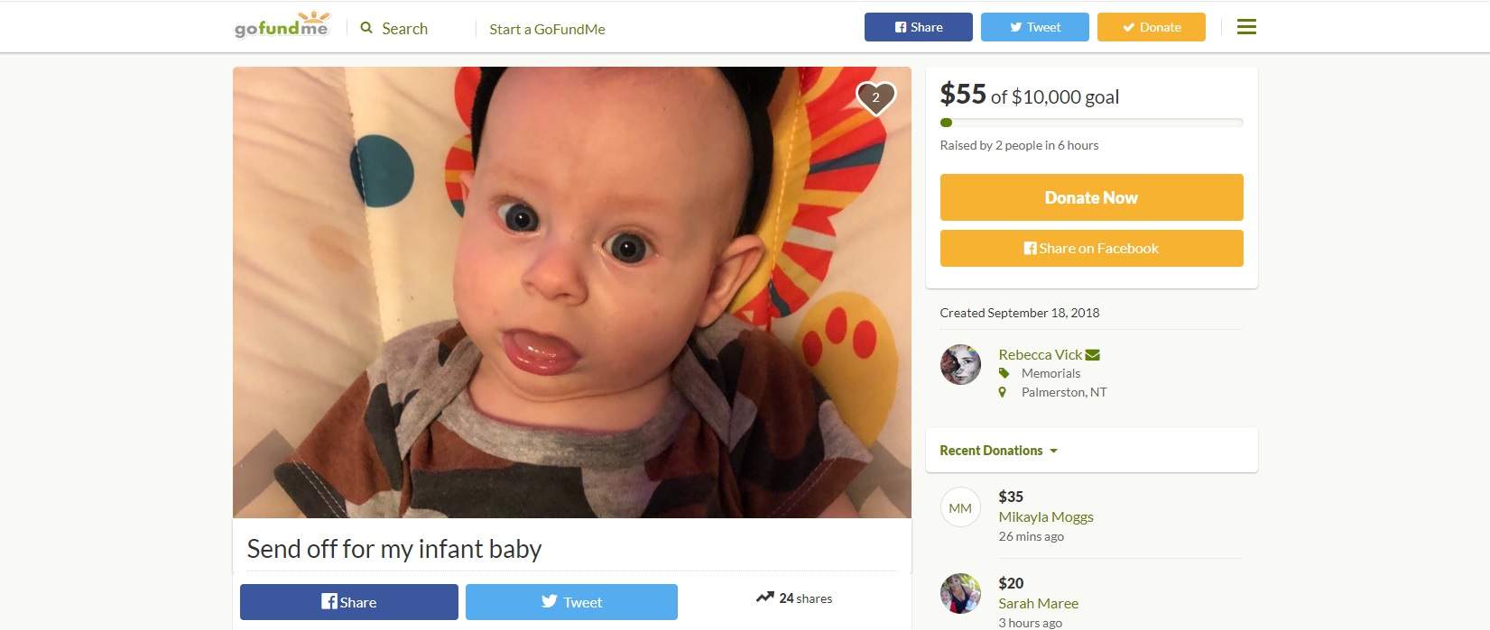 NT Police probe death of 6-month-old boy; mother thanks first ...