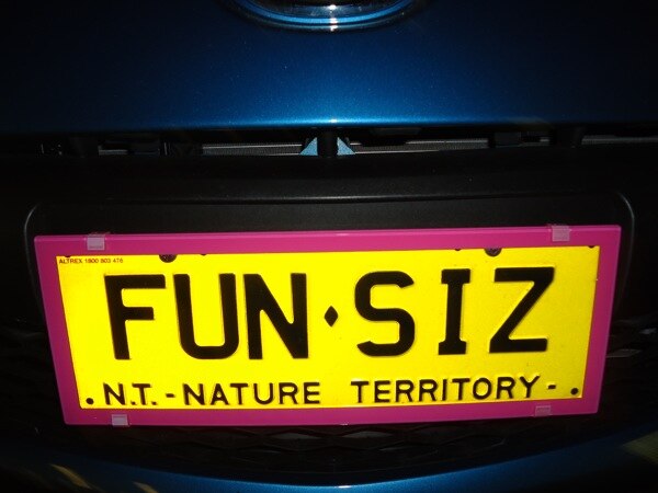 Northern Territory drivers show personality by pimping their plates ...