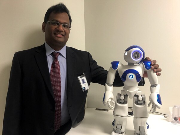 Humanoid robot Dr NAO assessing 'patients' in Tasmanian hospital study ...