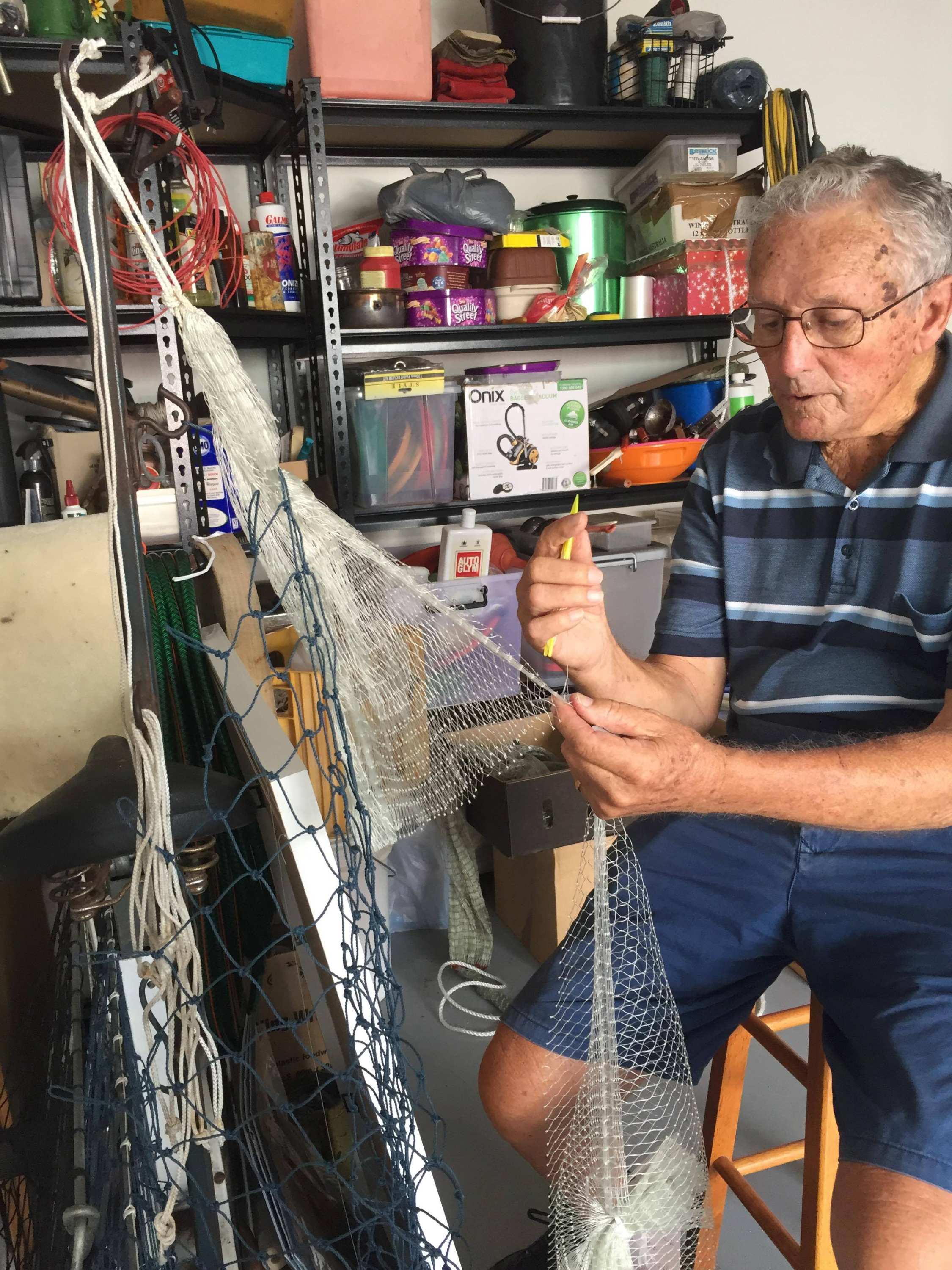 Prawn cast net makers a dying breed, but good therapy for those with ...