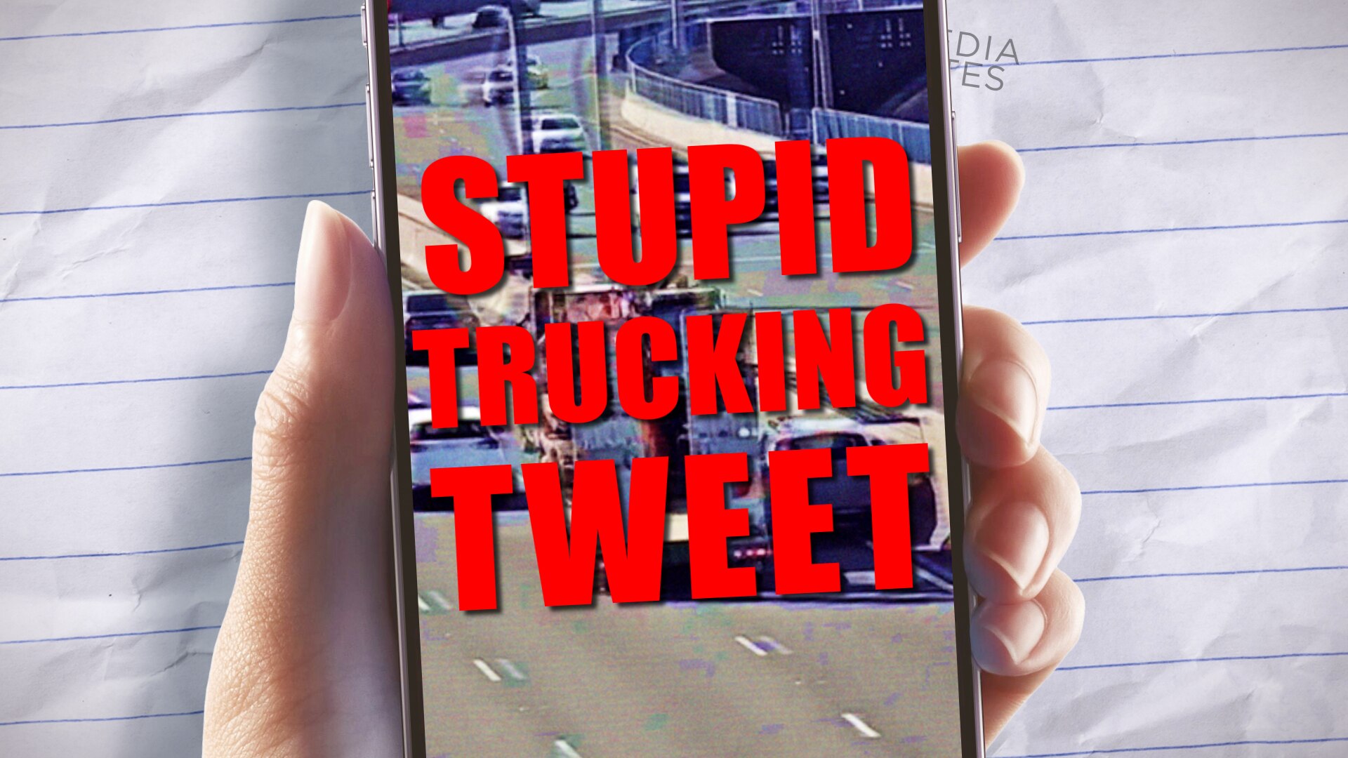 Stupid trucking tweet - Media Watch