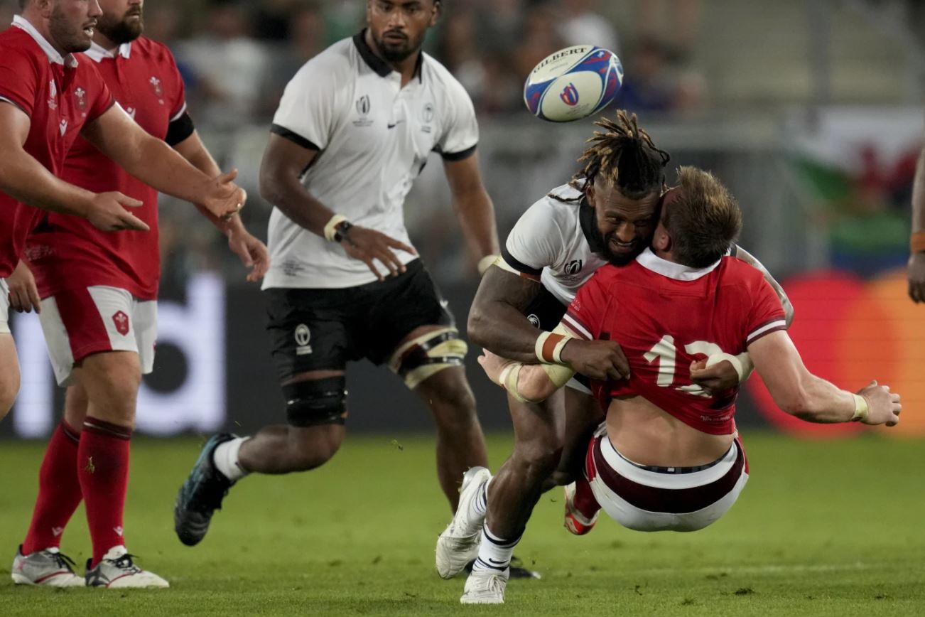 Wales barely holds off Fiji to win in another Rugby World Cup meeting ...