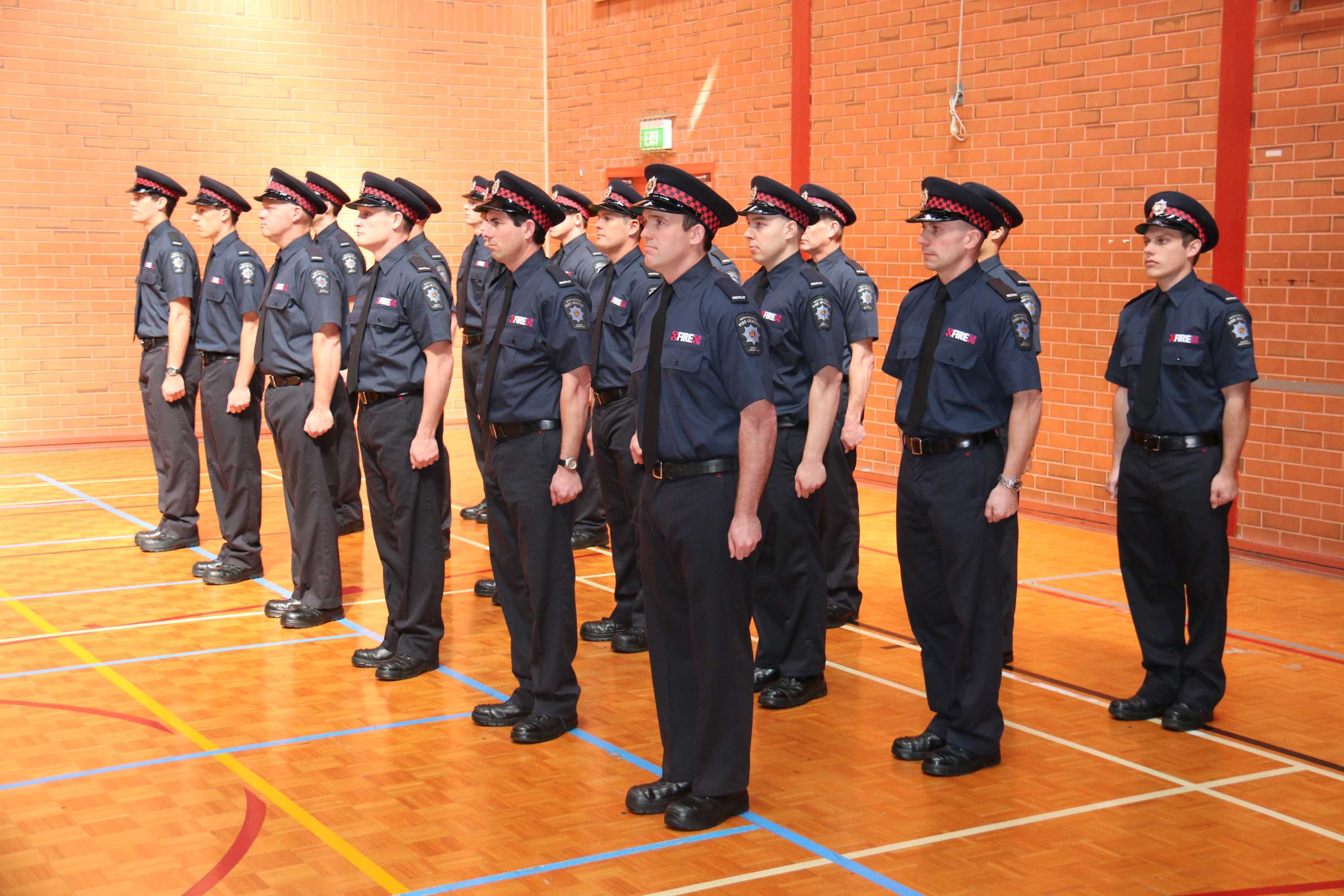 SA Metropolitan Fire Service's recruits graduate, former AFL footballer ...