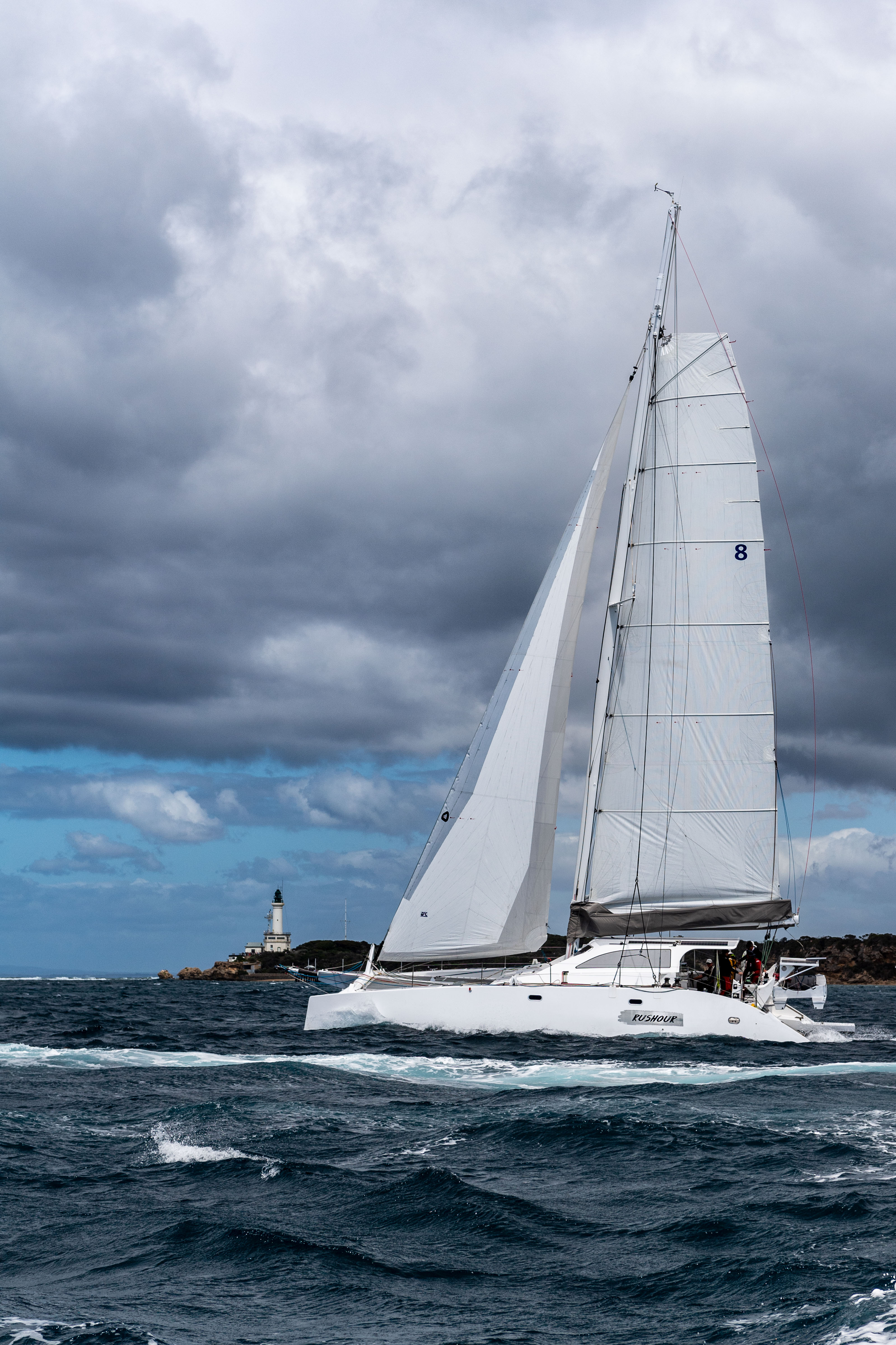 "Accidental" sailor Lillian Stewart competes in the third Melbourne to ...