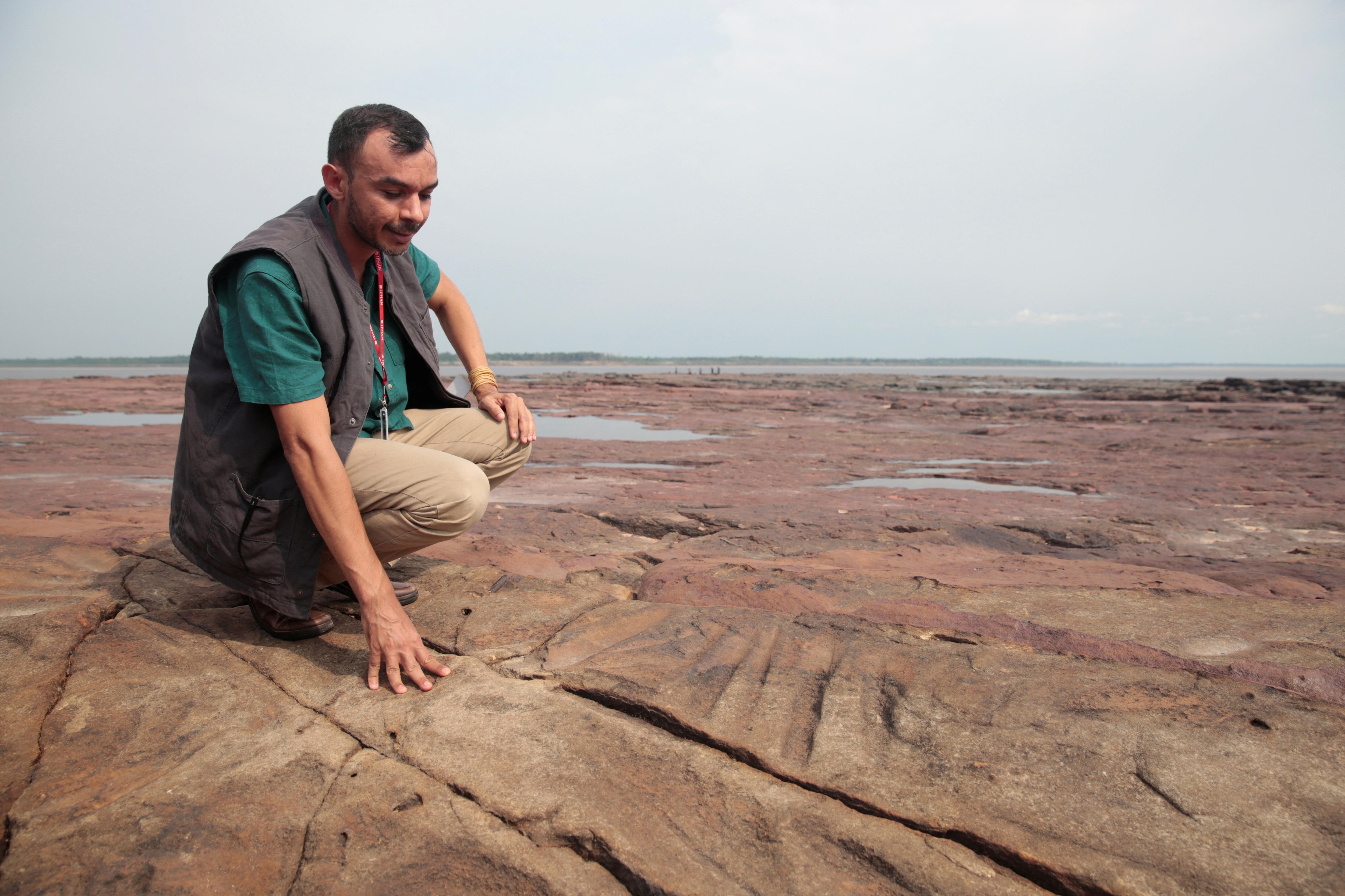 Ancient Amazon River rock carvings exposed by drought - ABC News