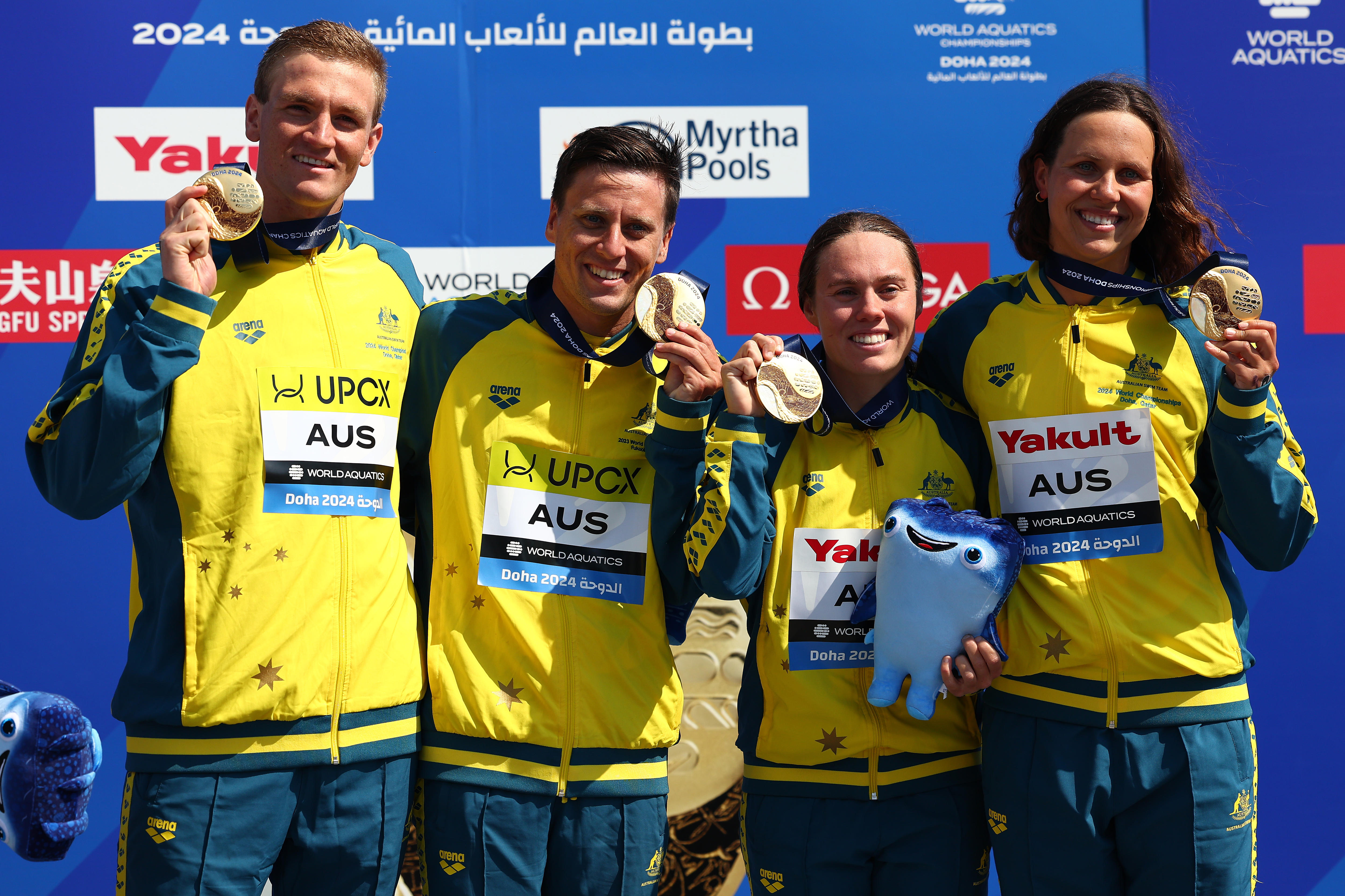 Australia wins open-water relay gold at World Aquatic Championships in ...