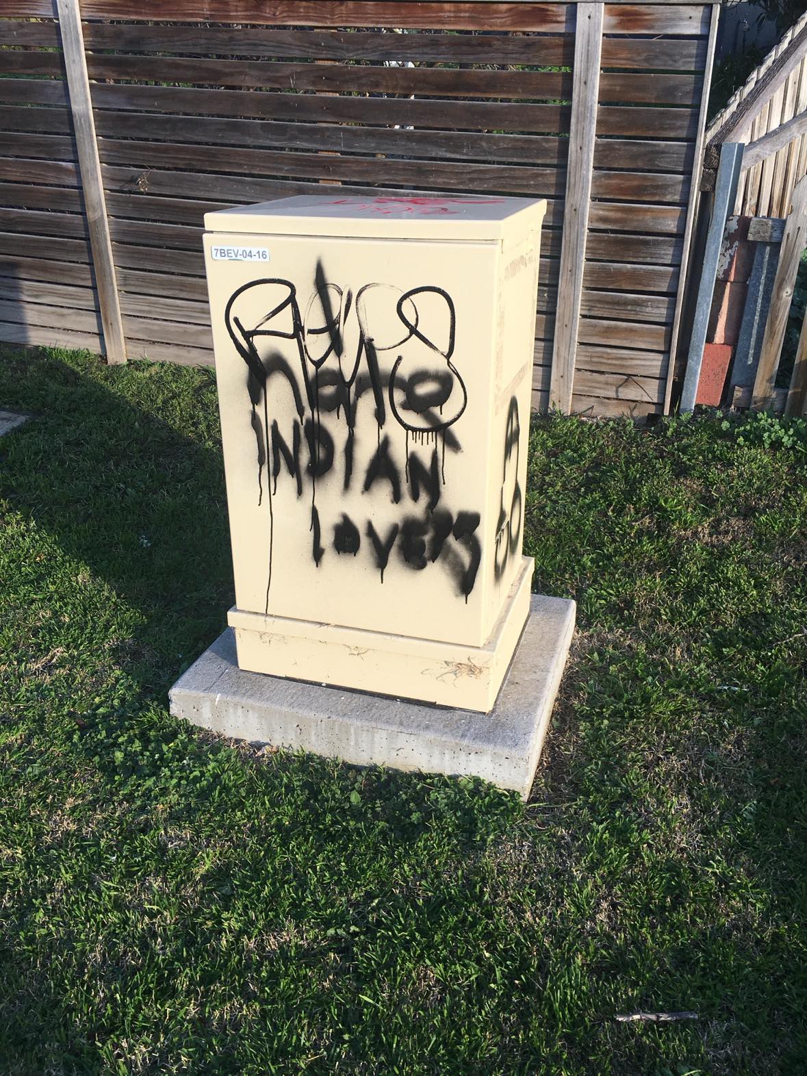 Concerns TasNetworks too slow to remove repeat racist graffiti in ...