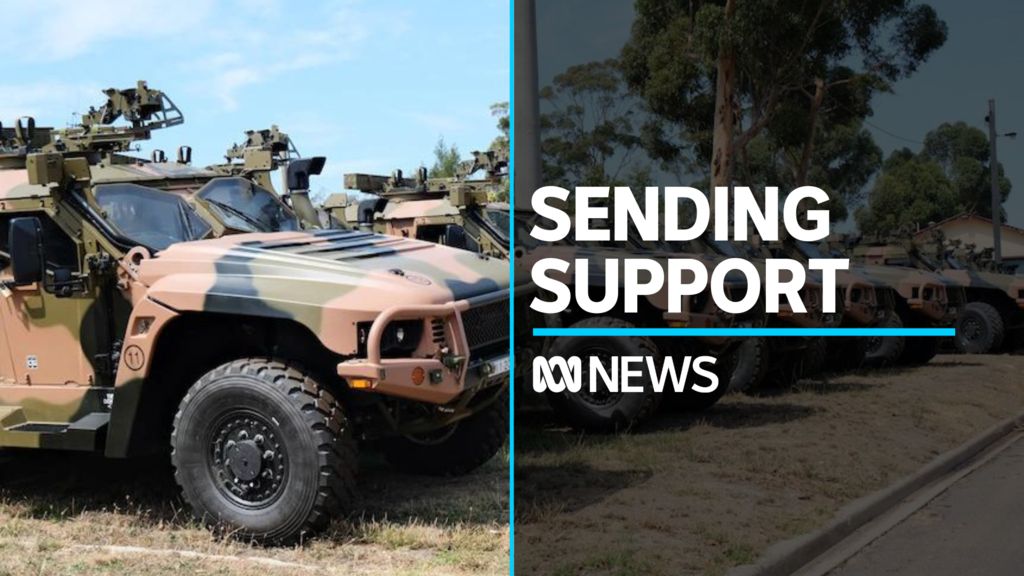 Australia's bushmaster armoured vehicles welcomed by Ukraine - ABC News