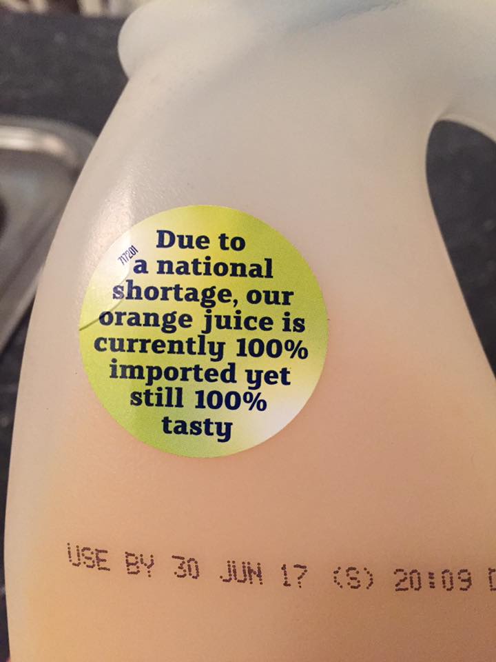 National orange juice shortage - ABC Adelaide