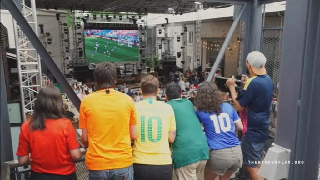 World Cup activists stage 'hidden' rainbow flag protest around Moscow ...