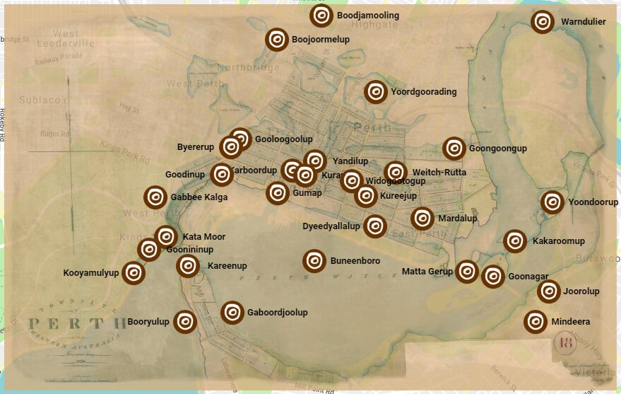 Interactive map of Noongar names launched - ABC Perth
