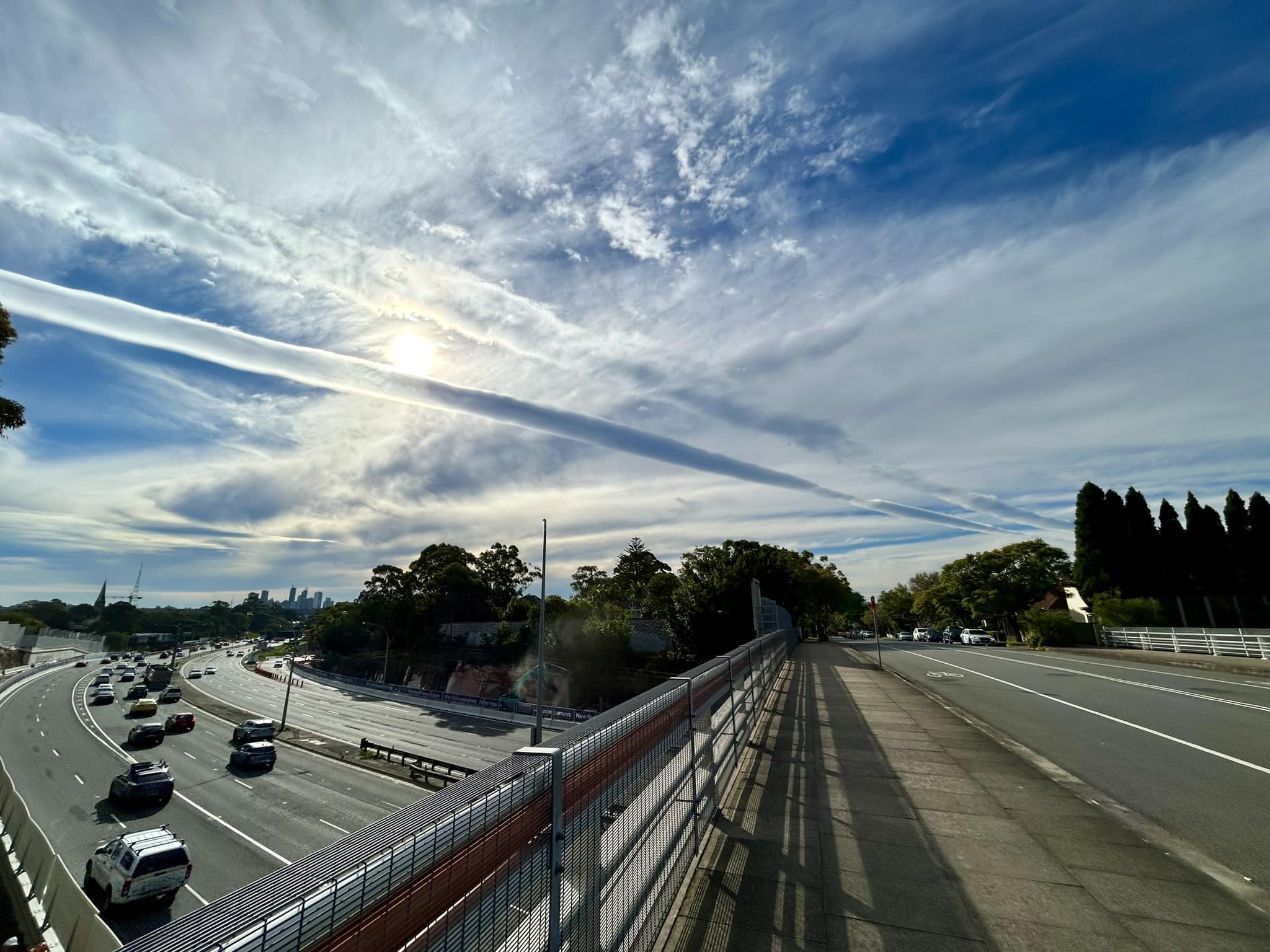 Series of rare roll clouds stretching more than 300km appear across ...