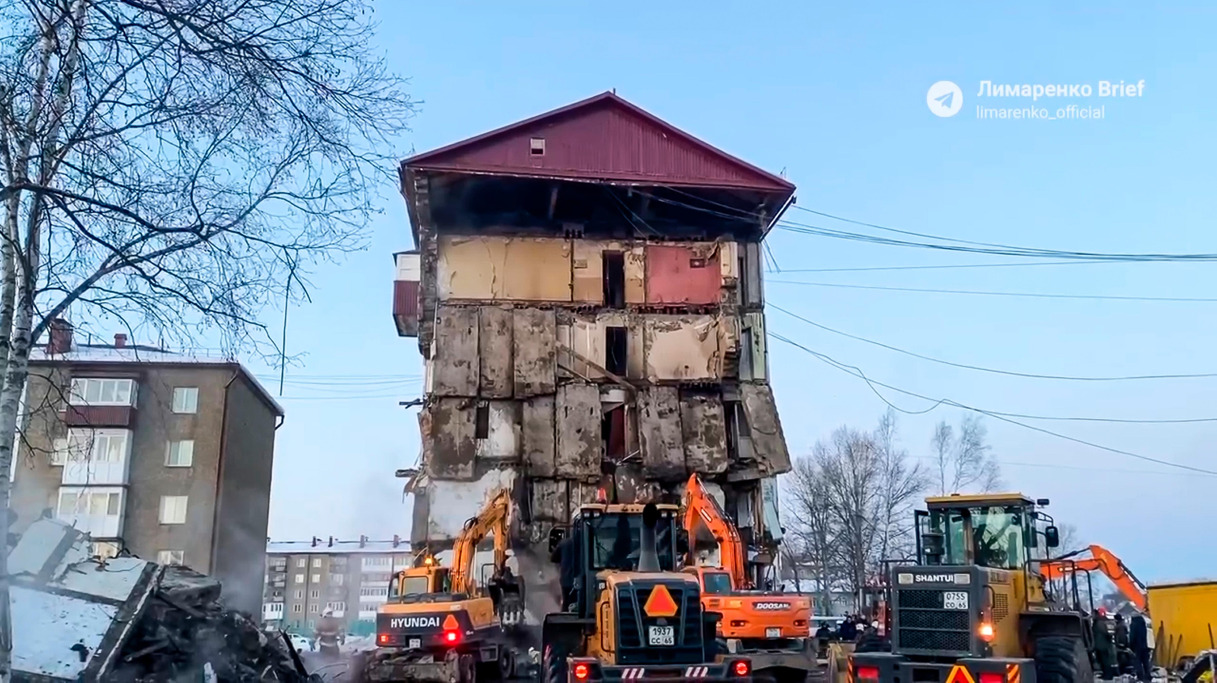 Gas explosion kills at least nine people on Russia's Pacific island of ...