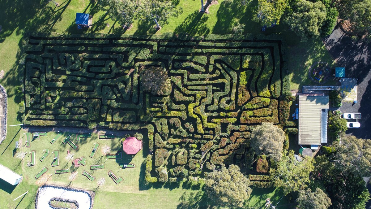 Granties Maze, near Kiama, is as empty as it is eclectic — but owner ...