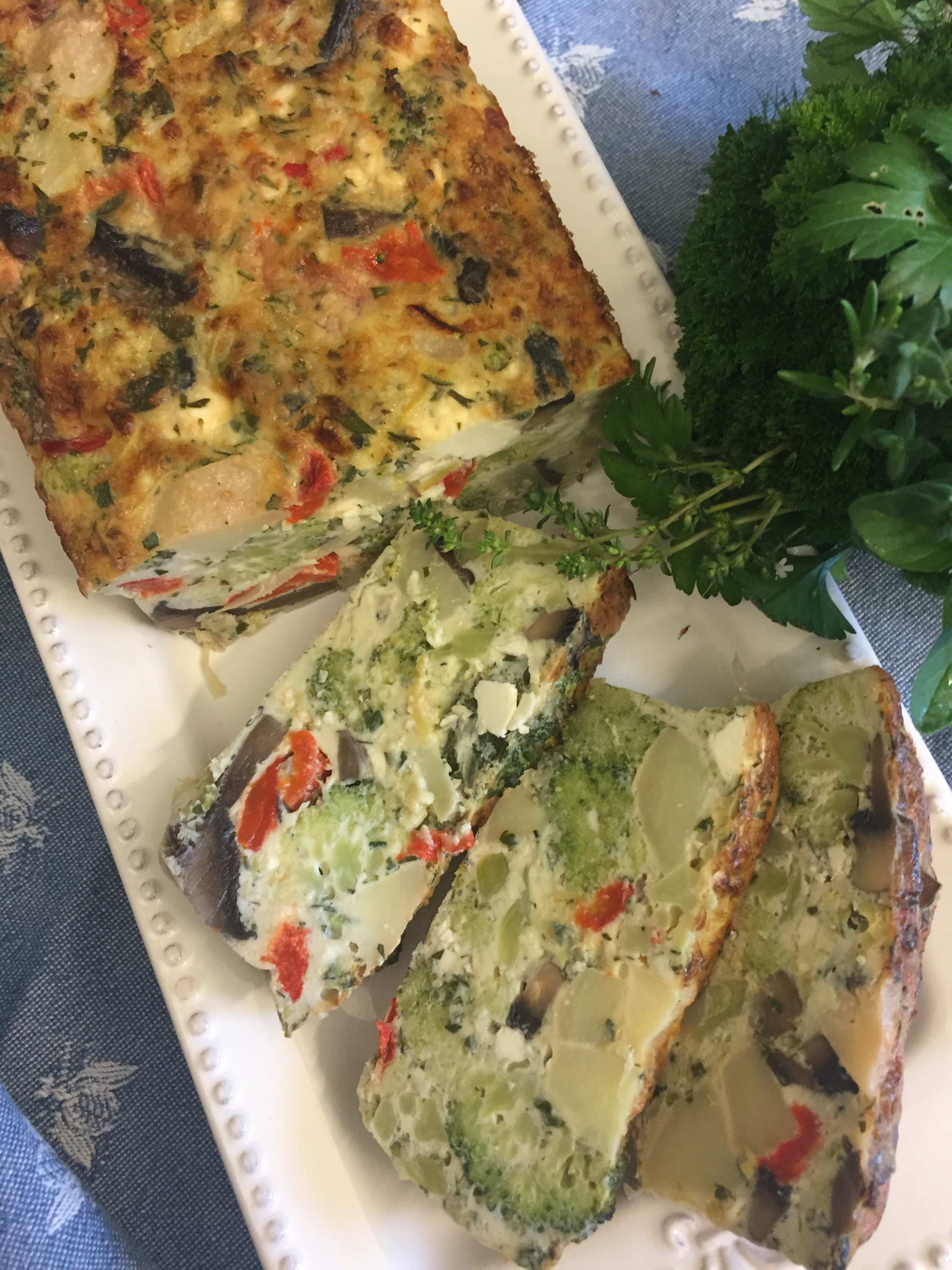 Baked frittata loaf - ABC Everyday