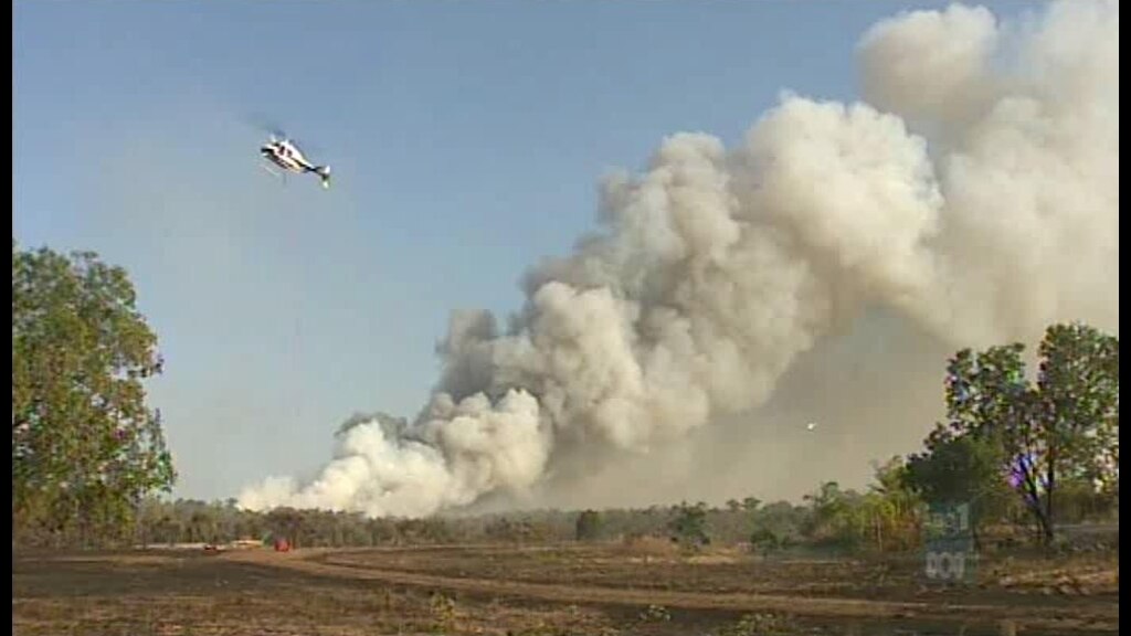 Fire ban after blaze rips through rural Darwin - ABC News