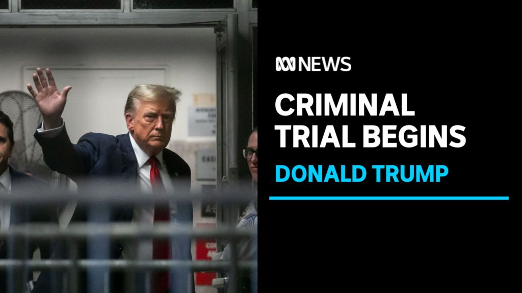 Historic criminal trial of Donald Trump begins - ABC News