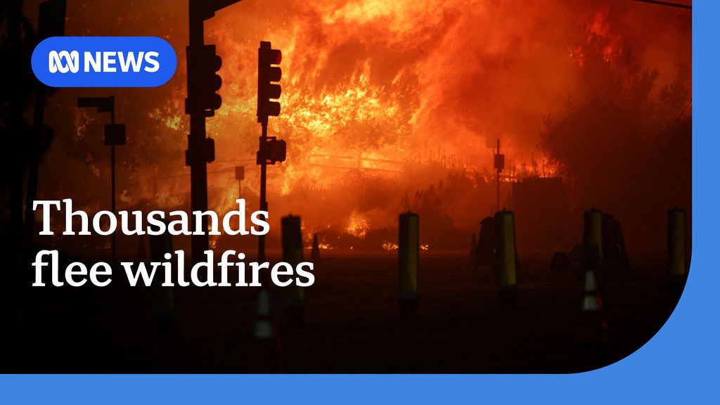 Los Angeles wildfires cause tens of thousands to flee - ABC News