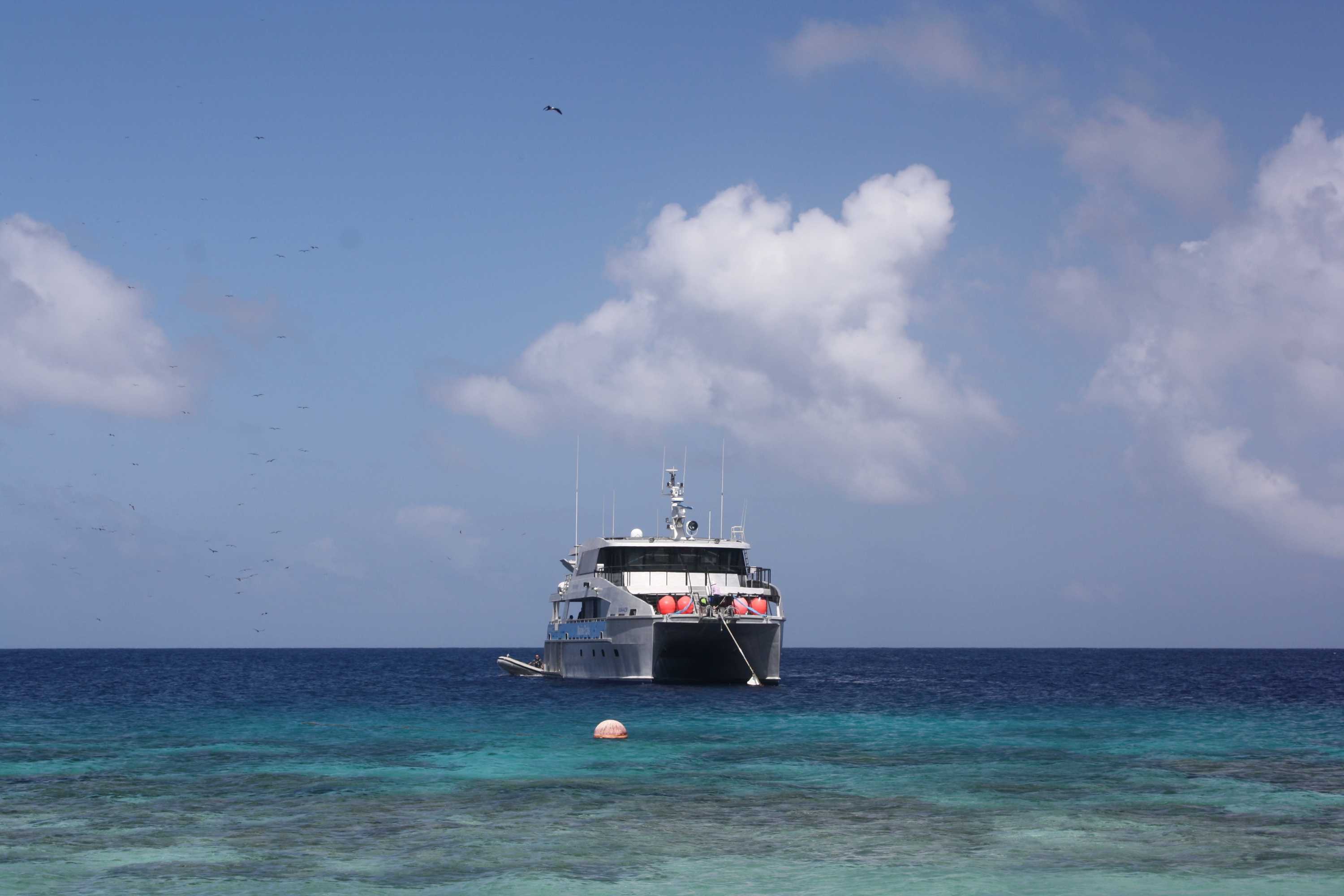 Tour the Reef Ranger vessel protecting the Great Barrier Reef against ...