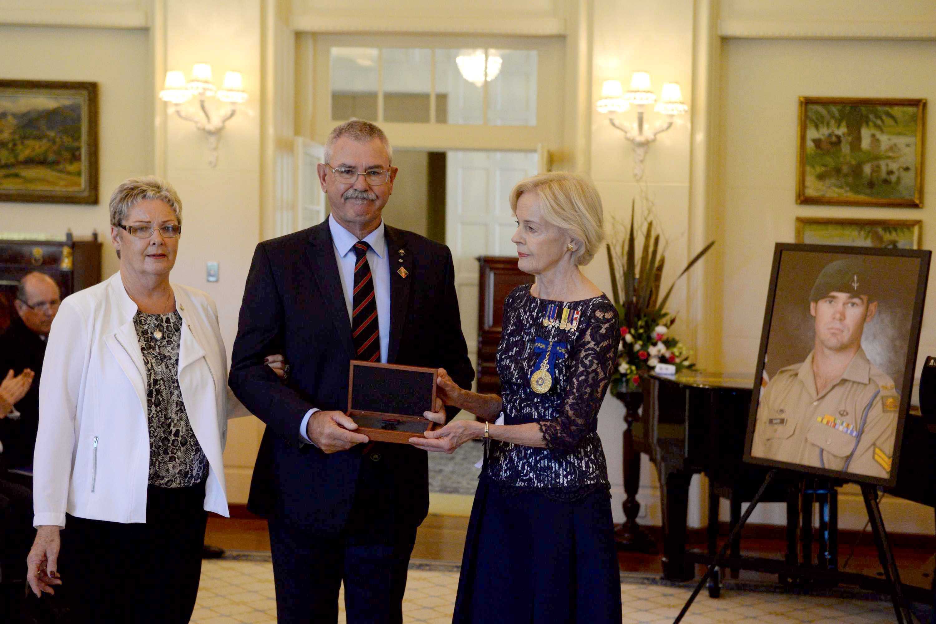 Victoria Cross: Cameron Baird's parents accept medal on Special Forces ...