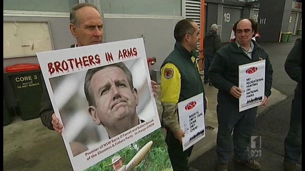 O'Farrell faces backlash over hunting deal - ABC News