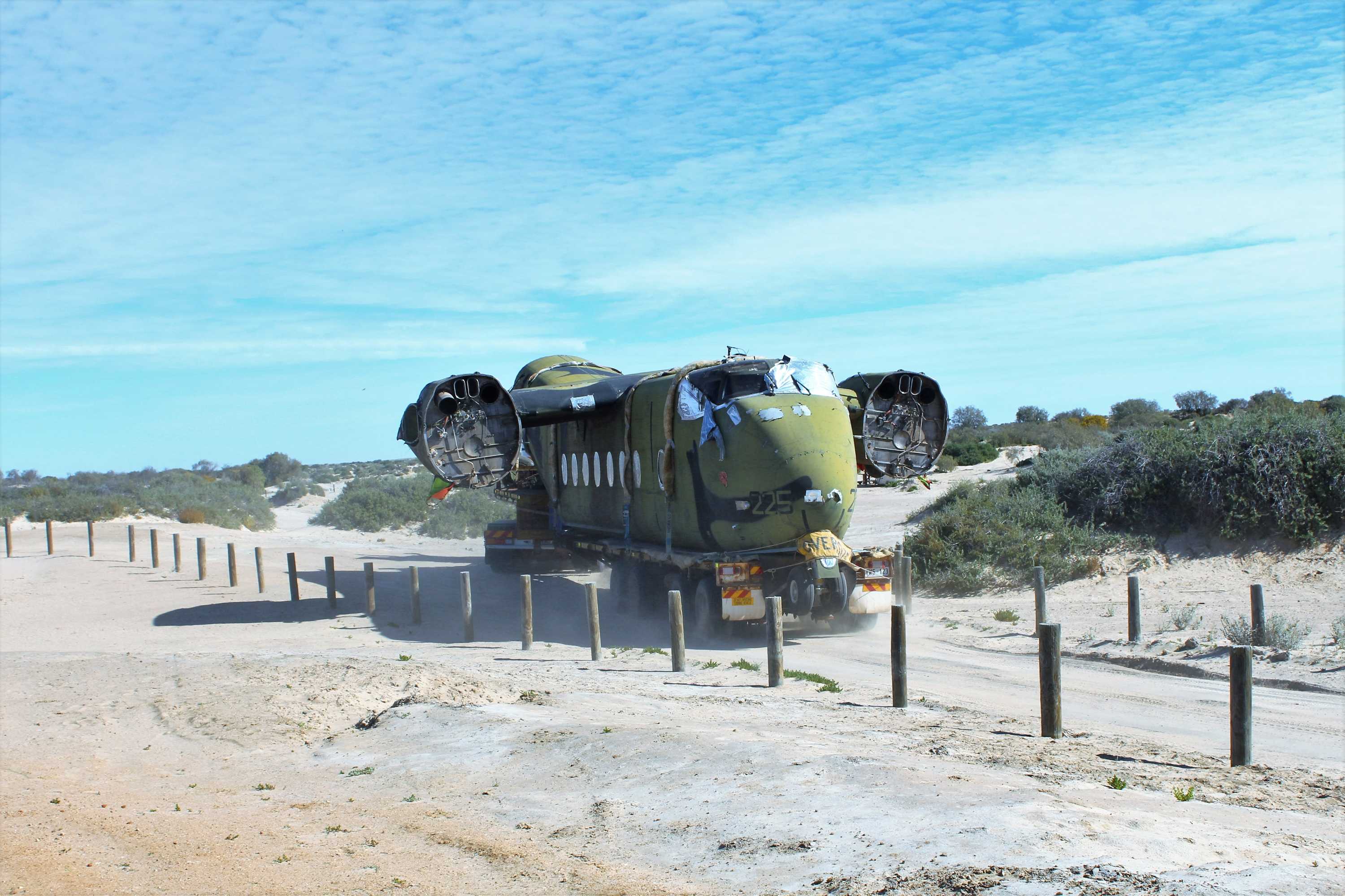 RAAF Caribou arrives in Adelaide after outback road trip along ...