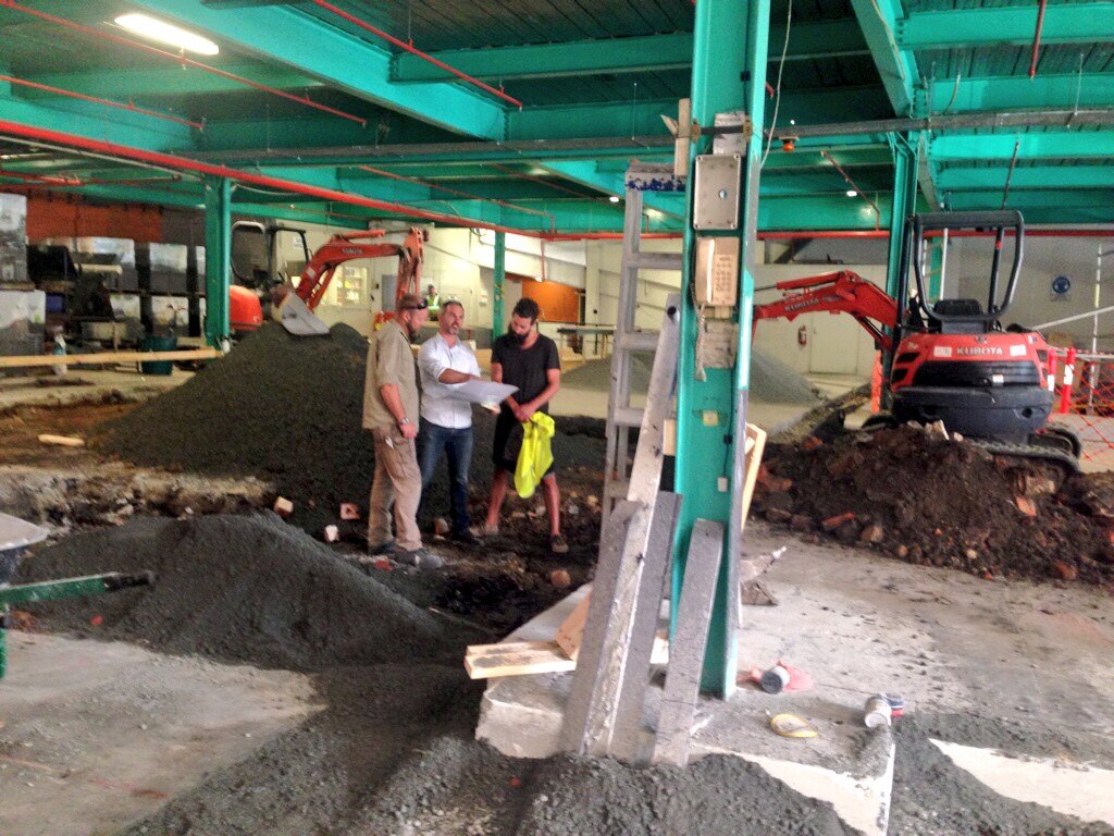 Developers floored by a discovery made during the re-development of the ...