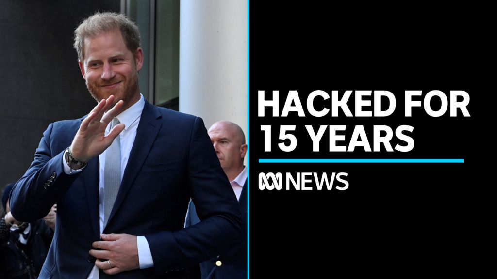 Prince Harry claims his phone was hacked for 15 years - ABC News