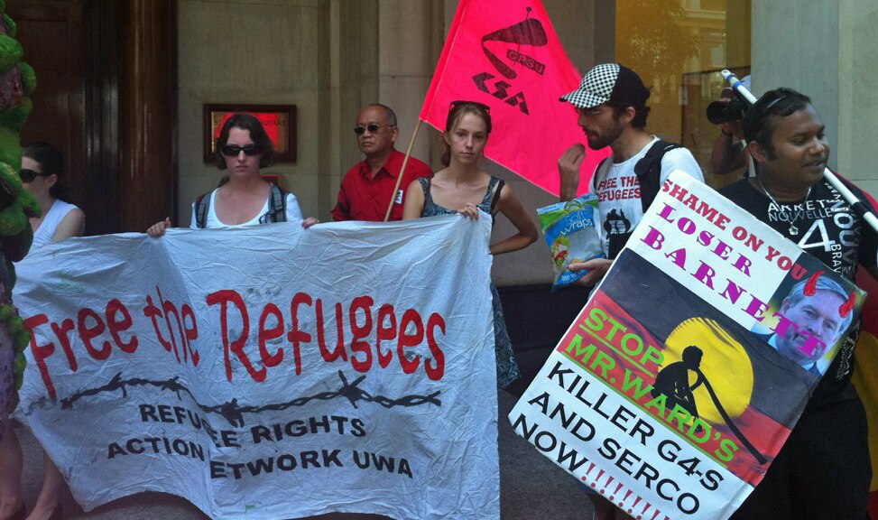 Occupy Perth protest over services privatisation - ABC News