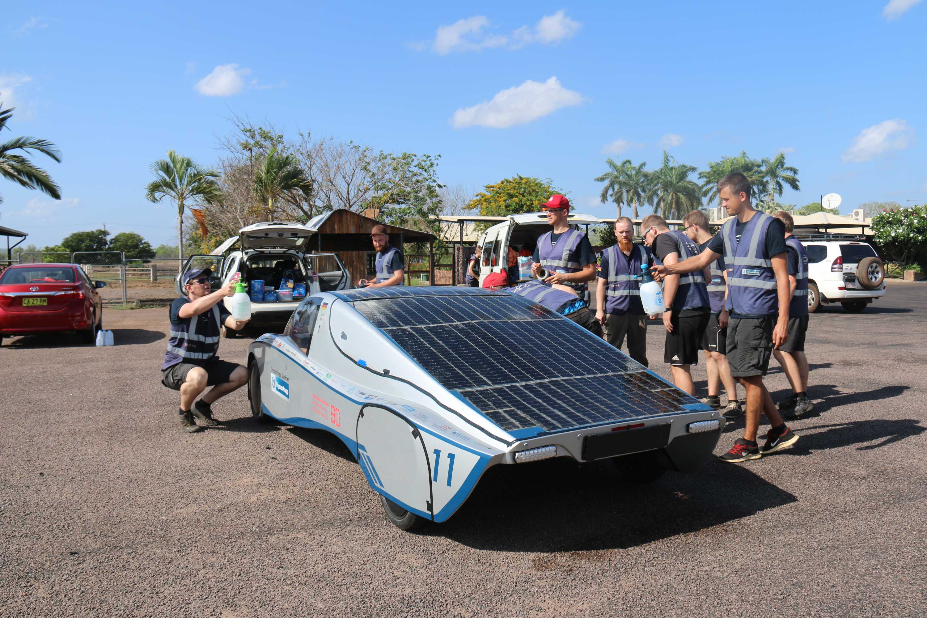 Solar cars tested in tough NT conditions ahead of World Solar Challenge ...